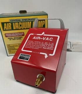 CENTRAL PNEUMATIC Venturi Air Pump Vacuum Removes Ac