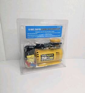 CENTRAL PNEUMATIC Mini Air Compressor Plug Car 792363040778
