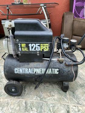 CENTRAL PNEUMATIC LF10L4GAUGEPOPOFF Gallon Air Compressor