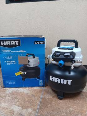 HART Gallon Pancake Air Compressor 609921755688