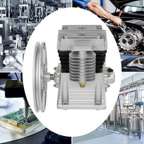 OCASAMI 2055-1.5KW-2HP Piston Air Pump Compressor Twin Oil
