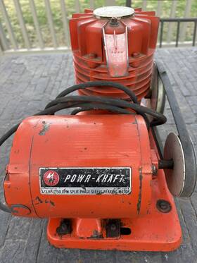 POWR-KRAFT 875-D Power Montgomery Ward Air Compressor