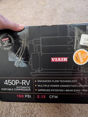 VIAIR 450P-RV Ef Enhanced Flow Tire Inflator Air Compressor